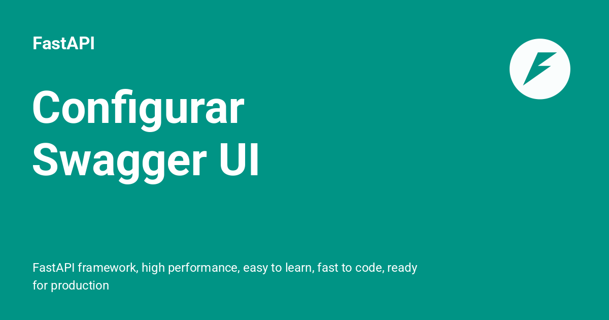 Configurar Swagger UI - FastAPI